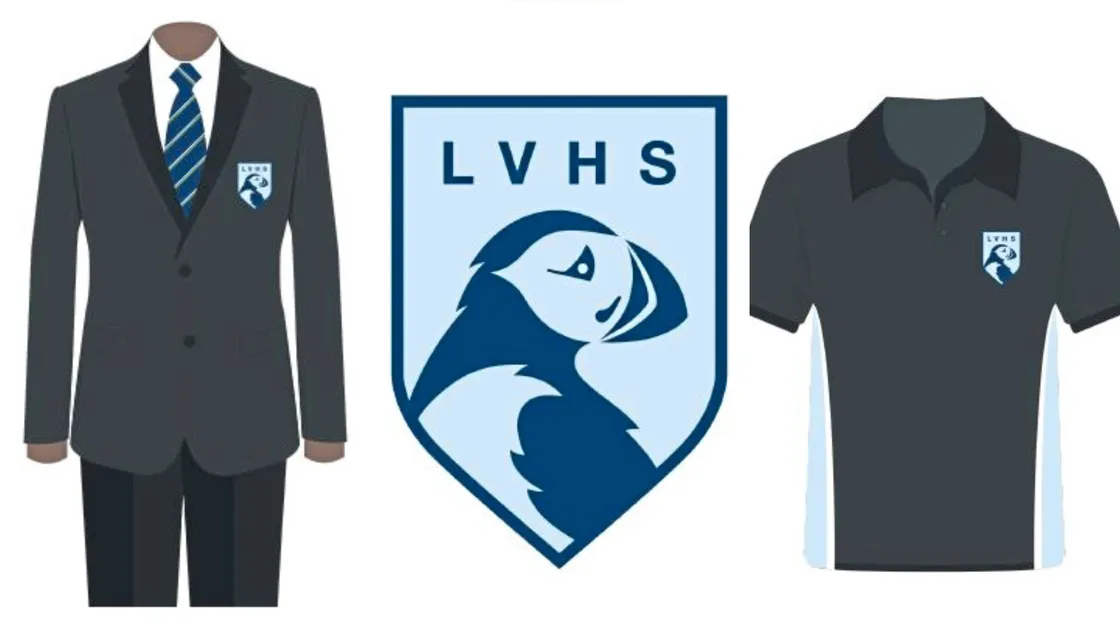 Puffin in pla(i)ce on Les Varendes High uniform