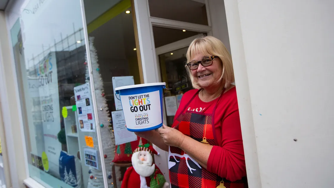 Christmas Lights charity at the OSA pop-up shop