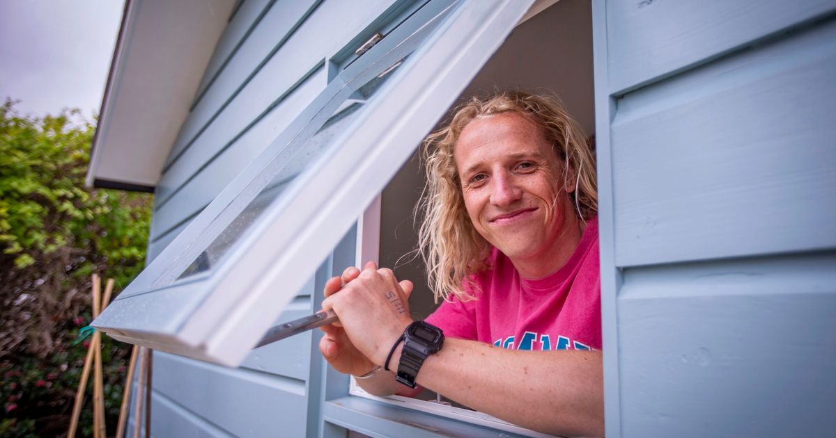 Surfer Ben free to take to the island’s waves