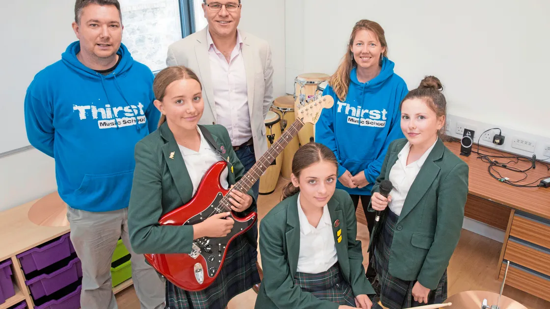 Afterlife success gains them bookings and school a drum kit