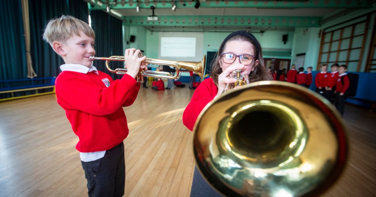 Year 4 toot-toot-toot-tooting their way into 'Trumpet Day'