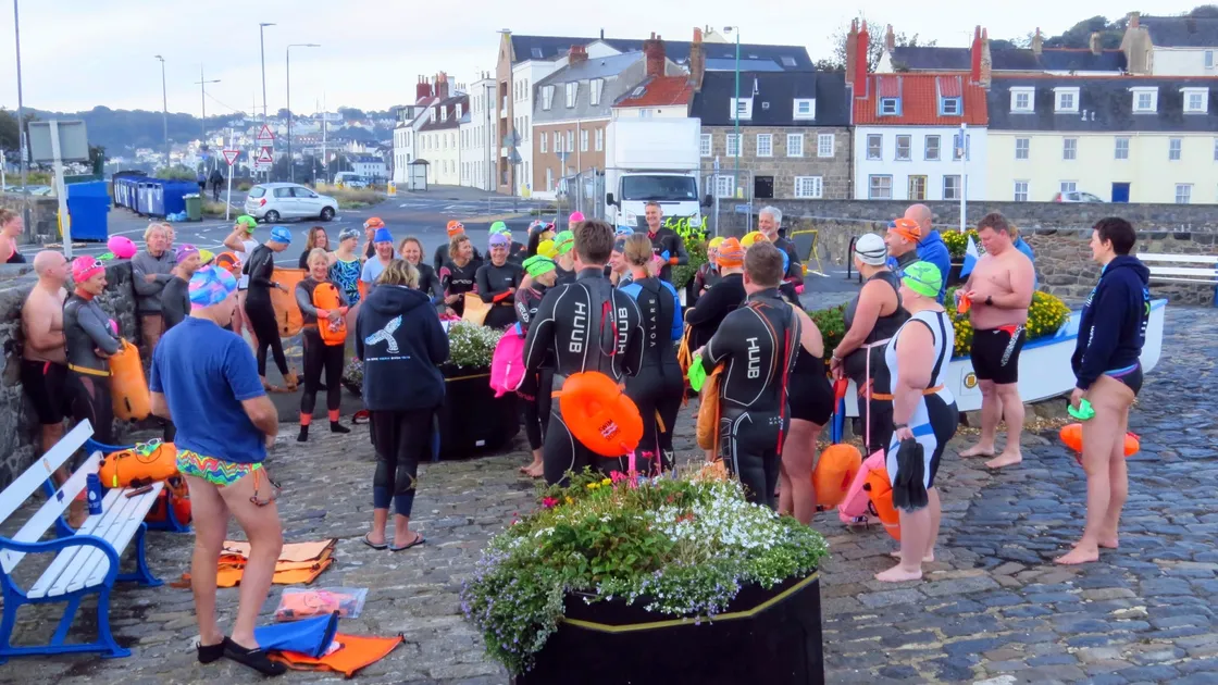 ‘Special swim’ completes round-island challenge
